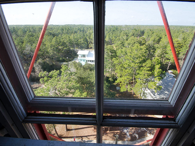 The lighthouse offers a bird's-eye perspective of Florida's coastal beauty that no drone footage could ever capture.