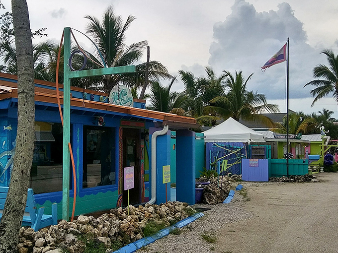 Matlacha's colorful shops burst from the landscape like tropical flowers, each painted shack offering treasures as unique as the island itself.