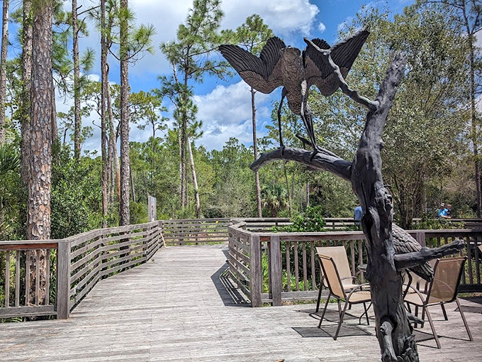 The Blair Audubon Center stands as gateway to wilderness, where civilization makes its last friendly gesture before nature takes the stage.