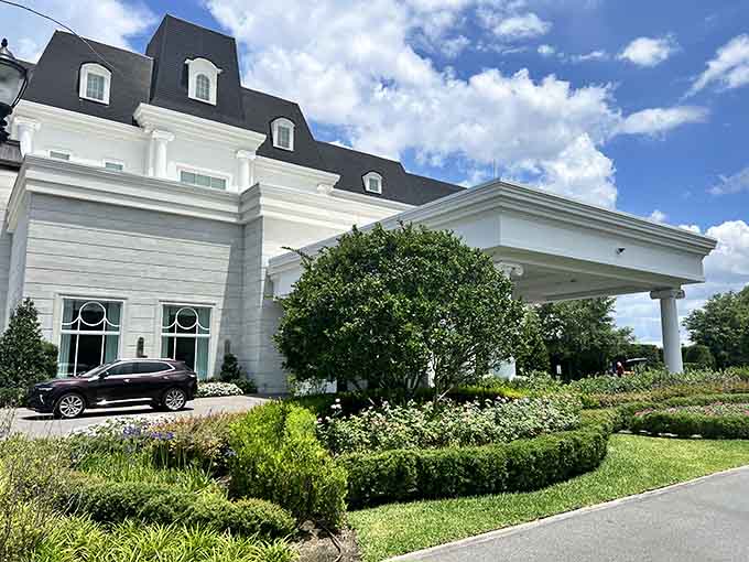 Manicured gardens and classic architecture create an entrance so inviting, you'll want to take approximately seven hundred photos before even checking in.