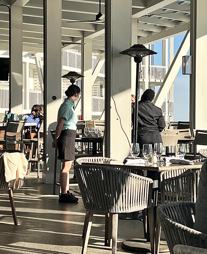 The staff moves with choreographed precision, turning dining into performance art. That focused attention speaks volumes about the restaurant's commitment to excellence.