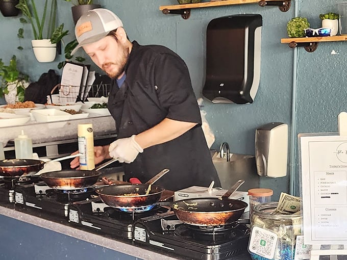 Behind every great meal stands a focused chef &ndash; multiple burners ablaze as culinary magic happens in a carefully choreographed kitchen dance.
