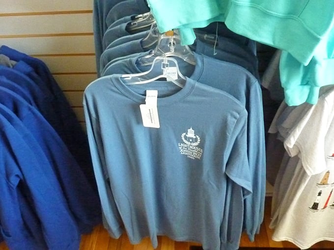 Take home a piece of maritime history with these tasteful souvenirs &ndash; because "I climbed 105 steps" makes a better story than "I went shopping."