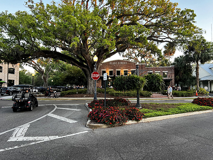 Plant Street Market's exterior, framed by lush landscaping, serves as Winter Garden's culinary beacon for food adventurers near and far.