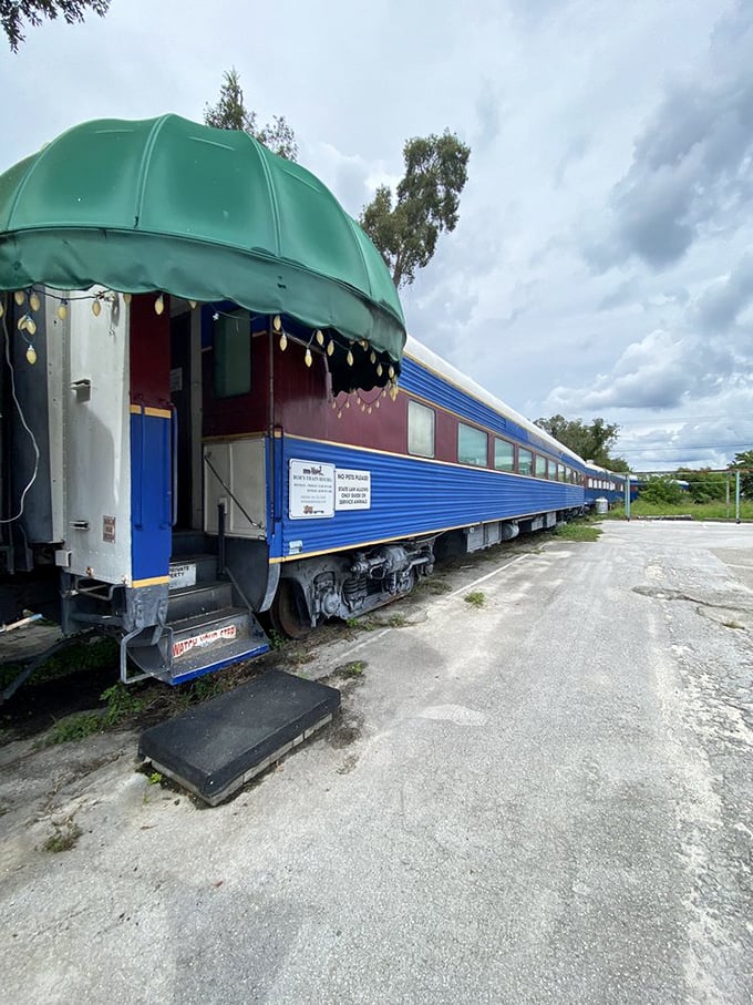 The green-awninged doorway beckons hungry travelers &ndash; this unassuming entrance is your portal to a one-of-a-kind dining adventure.