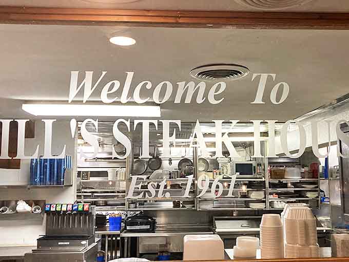 Kitchen window: Where dreams become dinner. That "Welcome" sign isn't just words&mdash;it's the philosophy that makes this place special.