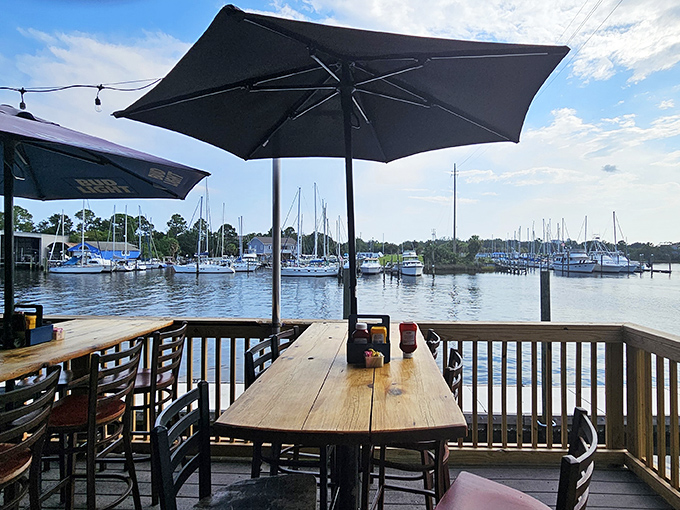 Tables with a view that no interior designer could improve upon &ndash; Mother Nature's finest work on full display.