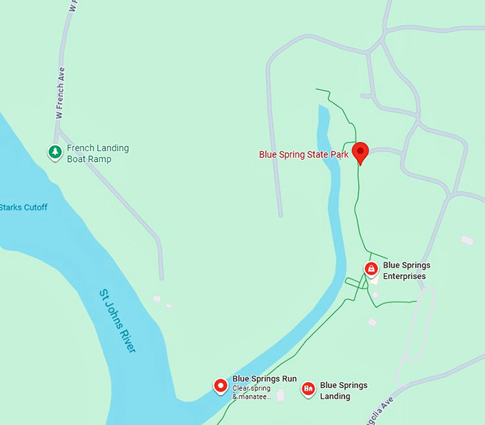 16. blue spring boardwalk trail map