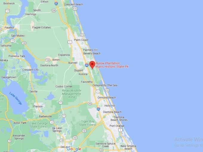 16. bulow plantation ruins historic state park map
