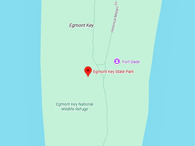 16. egmont key state park map