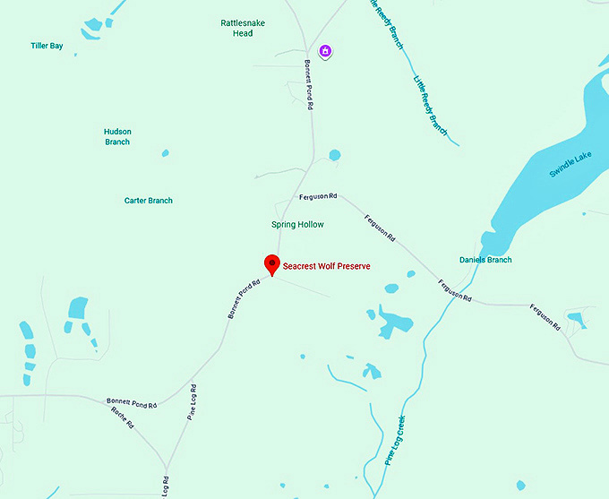 16. seacrest wolf preserve map