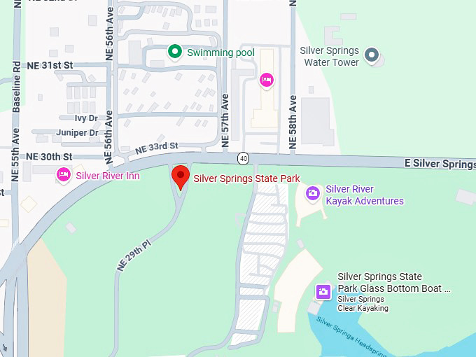 16. silver springs state park map