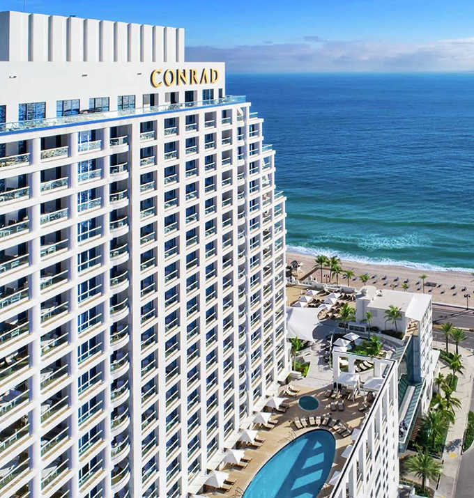 Towering elegance meets beachfront bliss at this architectural marvel, where every balcony offers a front-row seat to the Atlantic's endless blue.