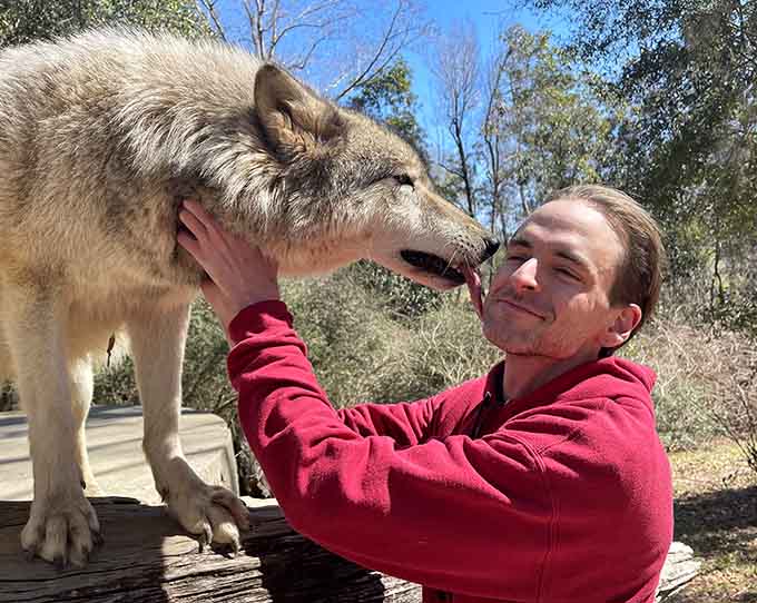 Those eyes hold ancient wisdom, and that furry face is surprisingly soft when you get this close.