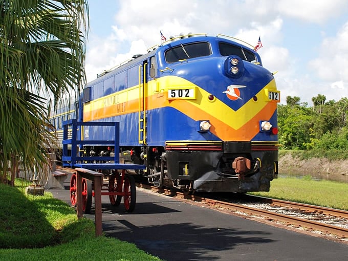 All aboard the Seminole Gulf Railway, where dinner comes with a side of whodunit and scenic Florida views.