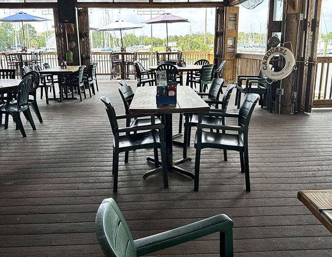 Where conversations flow as freely as the water views &ndash; Jezebel's rustic interior invites you to linger longer.