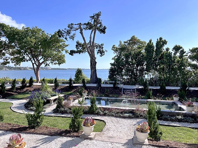 The waterfront views here make you wonder if paradise has a mailing address in Osprey, Florida.