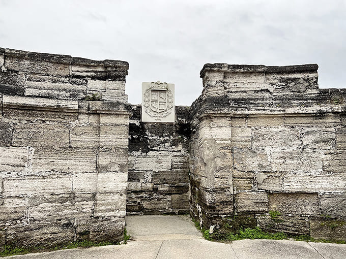 Pass through this entrance and you're officially time traveling, no DeLorean required for this historical journey.