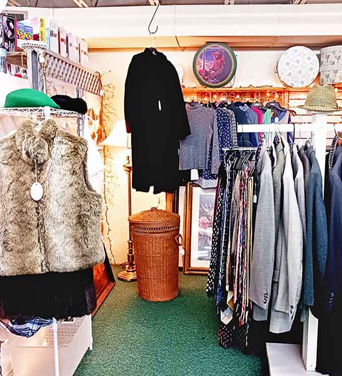 Vintage clothing racks offer fashion time travel &ndash; that fur vest might have witnessed Woodstock, while those tailored jackets attended martini parties.
