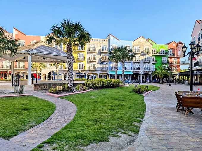 The village architecture serves up more charm than a rom-com marathon, with balconies and archways begging to be photographed.
