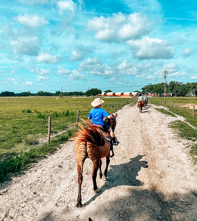 Trail rides through Florida's natural landscape offer authentic cowboy experiences, minus the cattle drives and saddle sores of yesteryear.