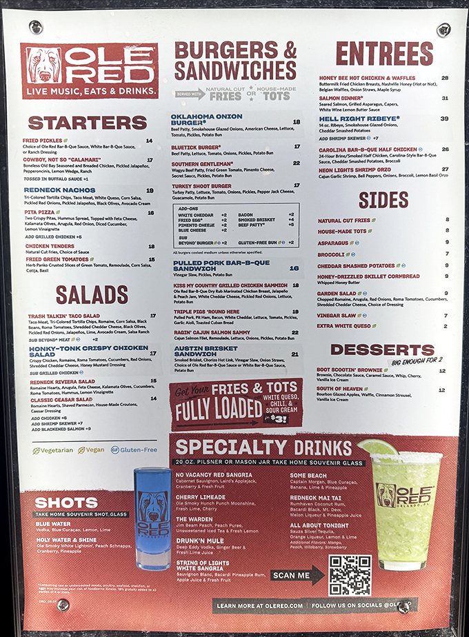 The menu reads like a Southern love letter &ndash; comfort classics and creative concoctions that'll have your taste buds singing along.