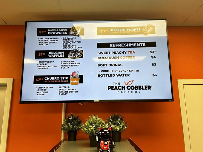 The menu board &ndash; a sweet manifesto that might just make your knees weak with anticipation.