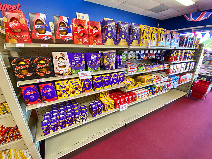 Cadbury heaven! British chocolate differs from American versions with distinctive creaminess that expats swear tastes like childhood memories.