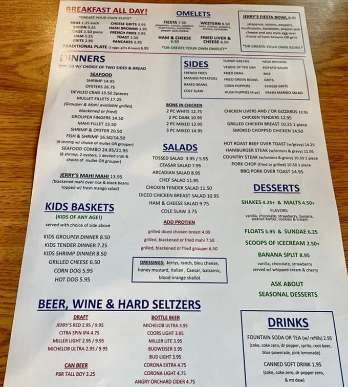 The menu at Terry's keeps it gloriously simple &ndash; breakfast all day, classic burgers, and seafood that would make coastal grandmothers proud.