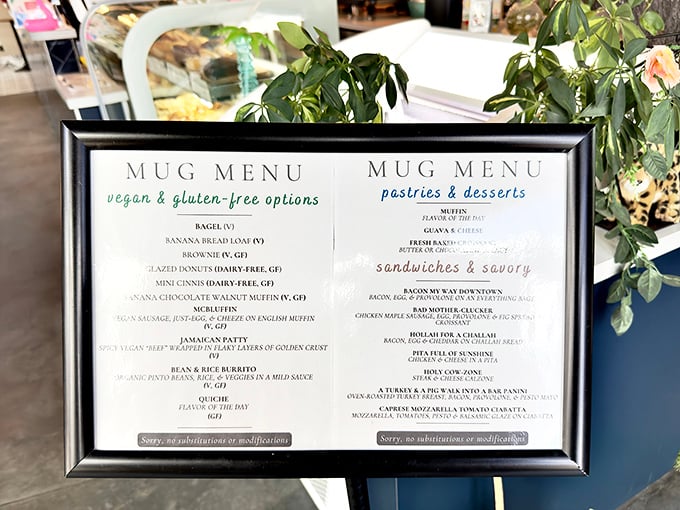 The menu reads like a passport to flavor country, offering everything from vegan delights to indulgent pastries that make nutritionists and taste buds negotiate terms.