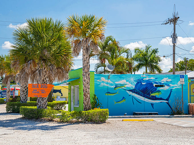 Where art meets fishing &ndash; this mural-adorned building captures Matlacha's soul in a single glance.