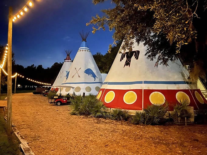 These teepees are the Cadillacs of camping&mdash;all the Instagram appeal of roughing it with the blessed comfort of air conditioning.