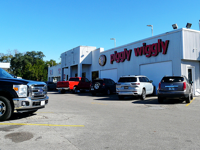 Even the Piggly Wiggly in Apalachicola has character! This isn't just a grocery store, it's where locals swap fishing tales in the checkout line.