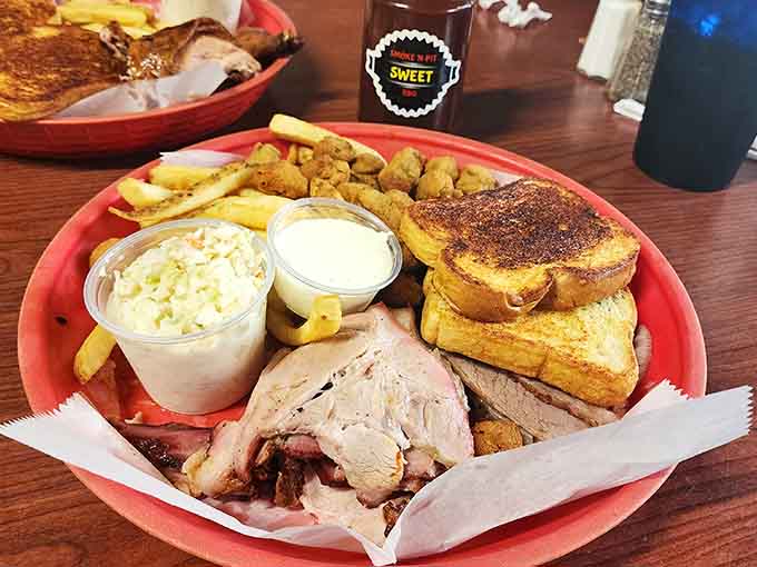 When your plate arrives looking like this, you know you've made excellent life decisions today.