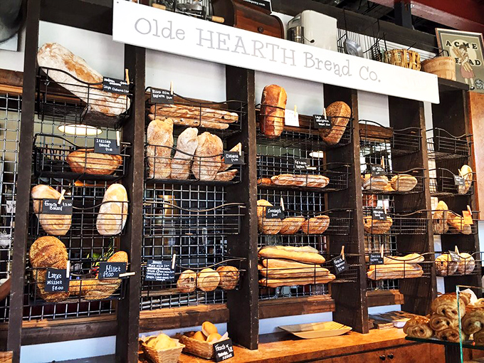 Olde Hearth's bread display is carb heaven &ndash; crusty loaves and artisanal baguettes that would make a French baker weep with joy.