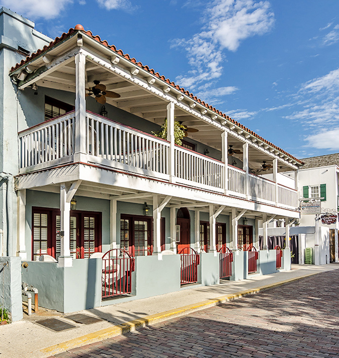 Building Exterior: Colonial elegance meets waterfront charm in this historic structure where some guests checked in decades ago and never quite checked out.