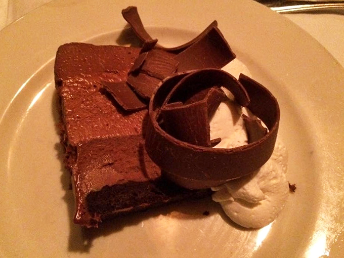 This chocolate creation is what happens when pastry chefs decide that more is more, and they're absolutely right about it.