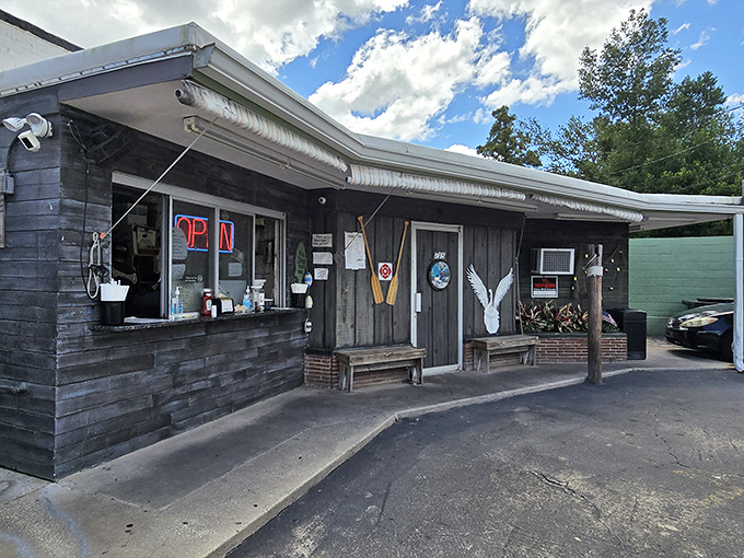 The simple exterior of Mister Fish focuses on what matters &ndash; incredibly fresh seafood. That unassuming building has satisfied hungry locals for decades!