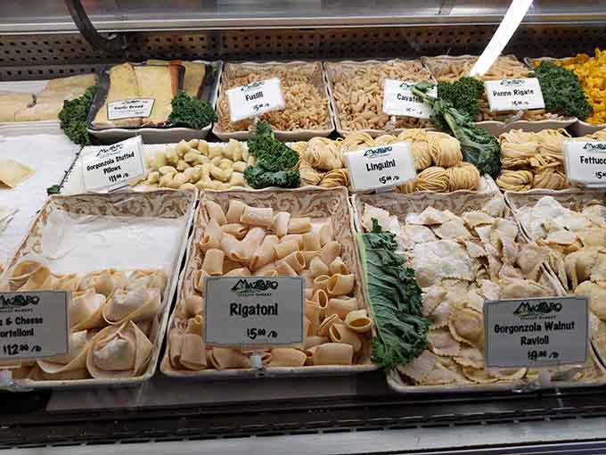 Fresh pasta and artisanal cheese living together in perfect harmony, like a carb-and-dairy love story with a delicious ending.