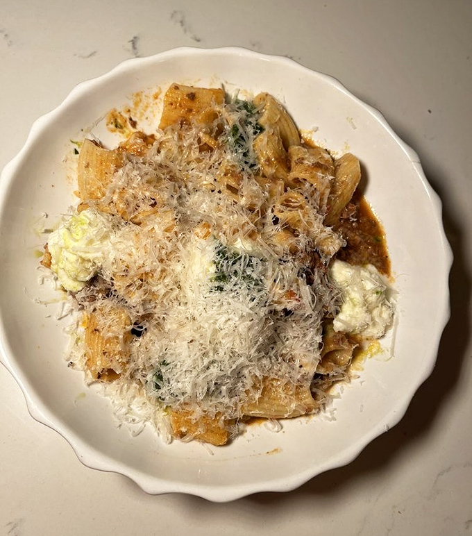 This isn't just pasta &ndash; it's architecture. Perfectly ridged tubes designed to capture maximum sauce in every bite. Engineering you can eat!