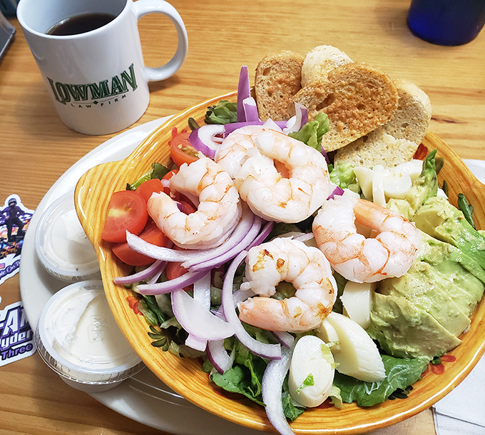 This shrimp salad isn't just healthy eating &ndash; it's a celebration of fresh Gulf shrimp atop crisp greens that'll make you forget you're being virtuous.