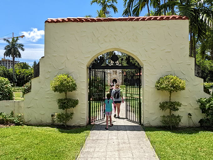 Families discover medieval architecture in Miami's backyard &ndash; where else can you touch stones that monks walked past in the 12th century?