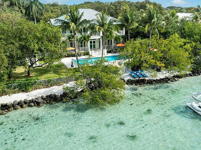 This waterfront villa at Playa Largo Resort offers the perfect Florida Keys escape, where morning coffee comes with million-dollar views.