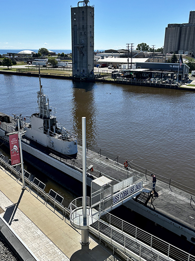 The USS Cobia rests in her permanent berth, her war days behind her but her stories still very much alive.