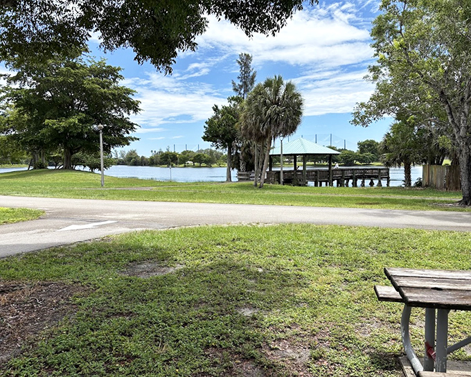 Pier on the lake: Where fishing dreams and reality meet &ndash; catch and release means the same fish can be fooled multiple times.