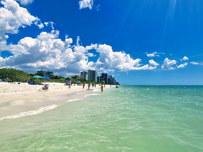 The turquoise water here looks so perfect you'll wonder if someone adjusted the color settings on real life.