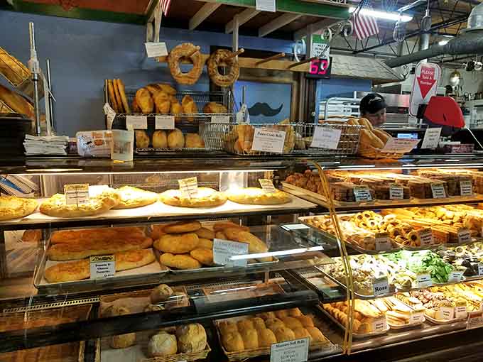 A bakery case so tempting it should come with a warning label: "May cause spontaneous carbohydrate consumption and zero regrets."