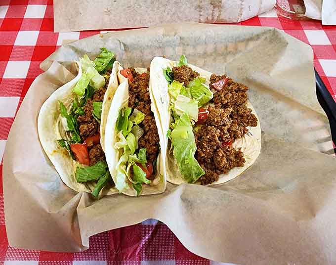 Beef tacos offer a lighter option that's still packed with flavor, perfect for when you want satisfaction without the food coma.