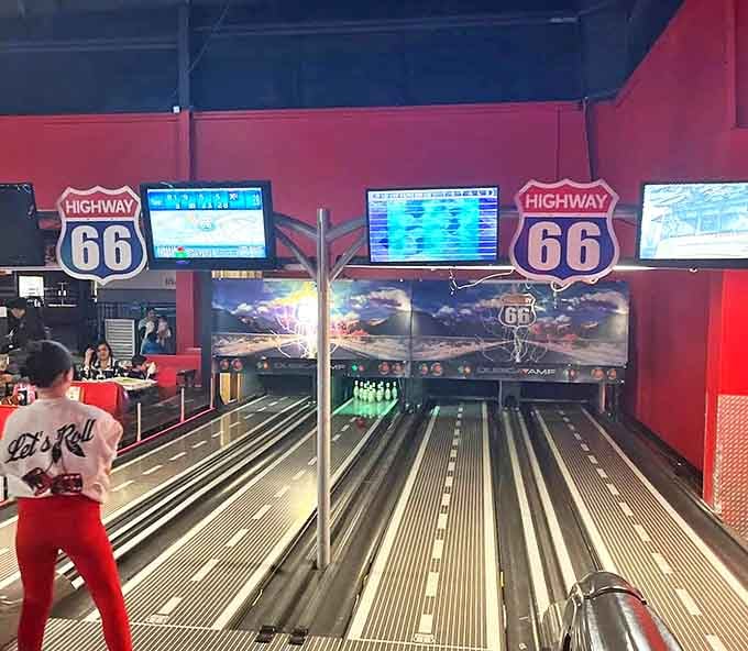 Bowling: Highway 66 mini-lanes offer all the satisfaction of toppling pins without the awkward rental shoes or hernia-inducing ball weights.