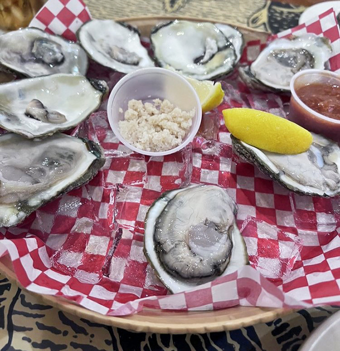 Fresh oysters on the half-shell glisten like jewels on their bed of ice &ndash; briny, sweet treasures from the deep awaiting a squeeze of lemon.